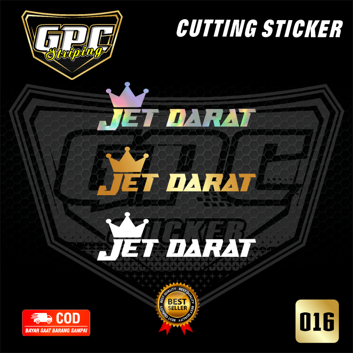 Cutting Sticker JET DARAT Sticker Motor Viral Kualitas Terbaik Termurah ...