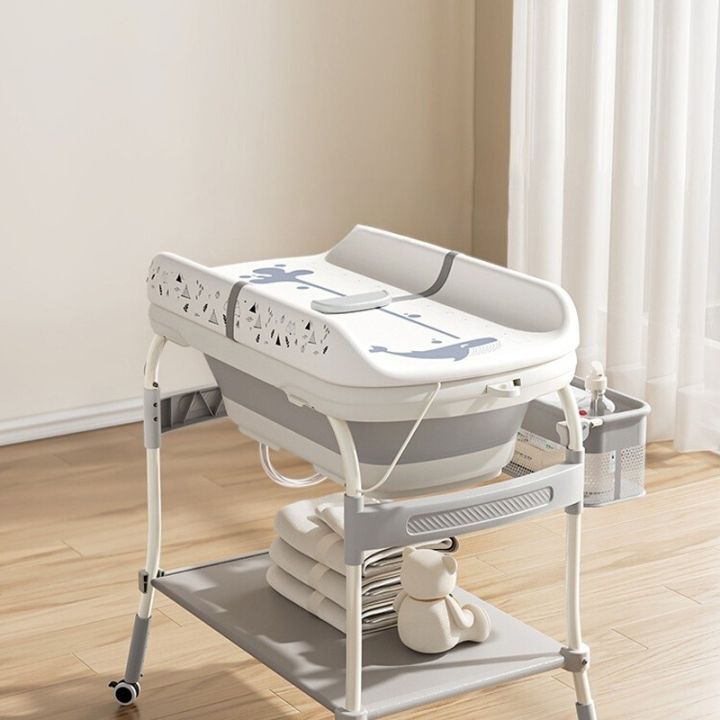 Diaper Changing Table Multi Functional Baby Changing Table Mobile ...