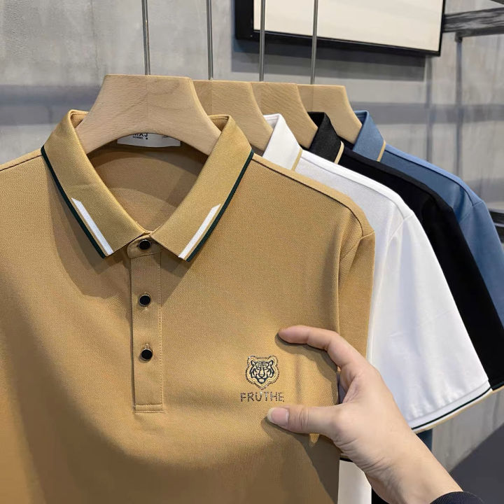 Kinwoo T587 Casual Style Polo Shirt Short Sleeve Polo Shirt For Men ...