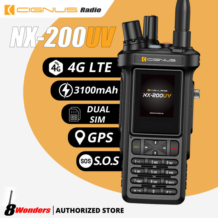 CIGNUS NX-200UV first in the Philippines PoC and Dual Band Analog Radio in 1 | Lazada PH