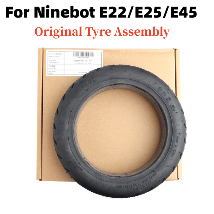 ยางสกู๊ตเตอร์แท้ของแท้สำหรับ Ninebot Electric Scooter E22 E25 E45 Electric Scooter 9 x 2 ล้อหน้า ...