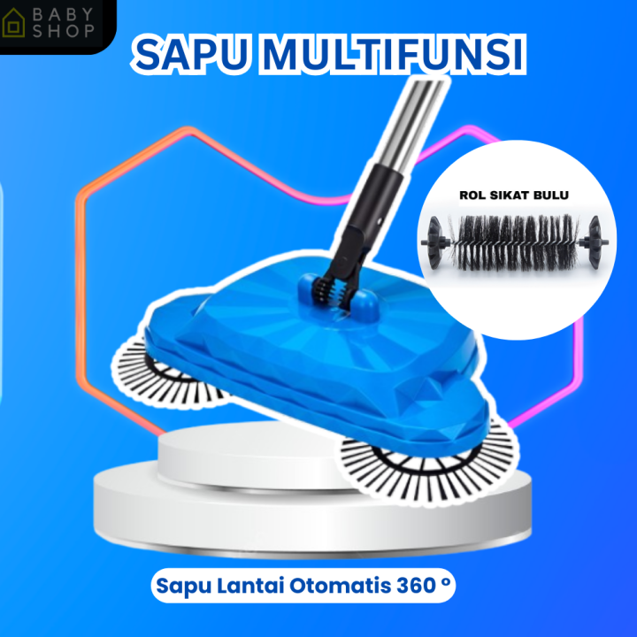Sapu Lantai Otomatis 360 Derajat - Automatic Dust Broom - Sapu ...