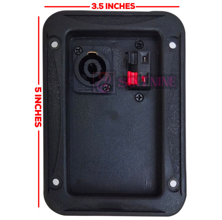 Speaker Terminal Junction Box Plastic Speaker Wiring Back Panel Heavy ...