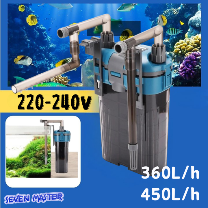 Seven Master Ultra-Quiet External Filter Aquarium Wall-Mounted ...