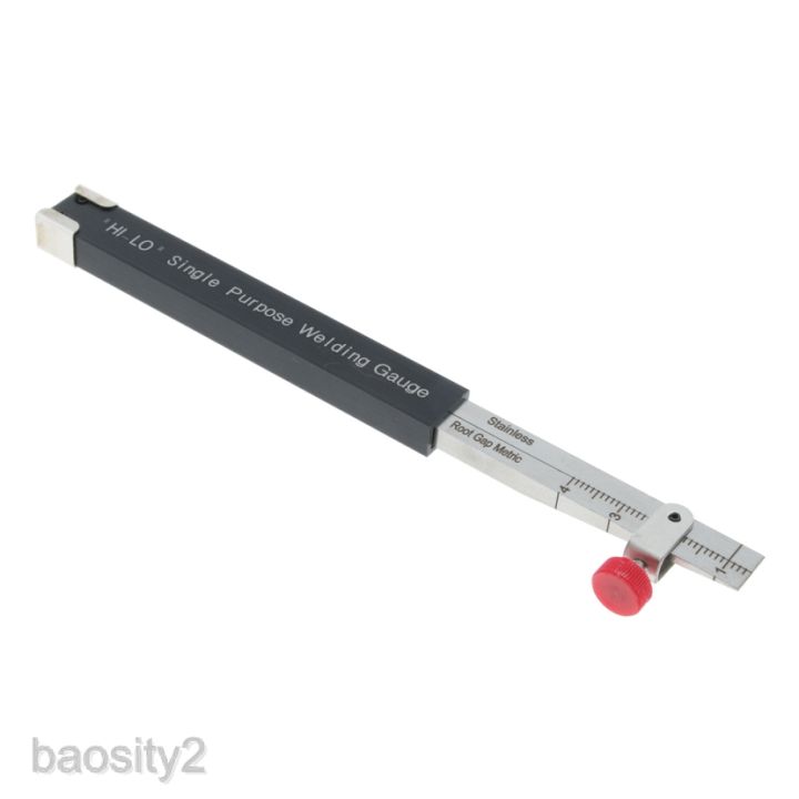HI LO Welding Gage Internal Single Purpose Gauge Root Gap Metric Ruler ...