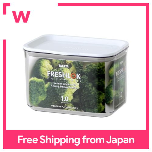 TAKEYA Fresh Lock Container M 1000ml FRESH LOK White Stackable ...