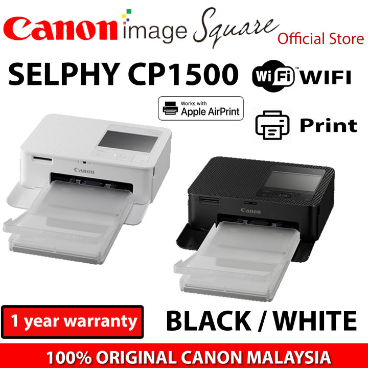 Canon Selphy CP-1500 Wireless mobile Portable Printer CP1500 - 1 Year ...