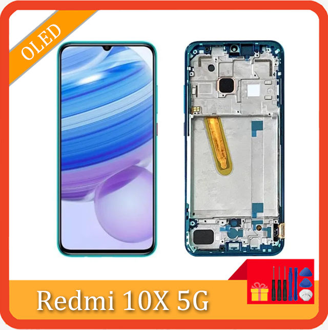 6.57"Original For Xiaomi Redmi 10X 5G LCD M2004J7BC Display Touch Digitizer Screen Assembly For ...