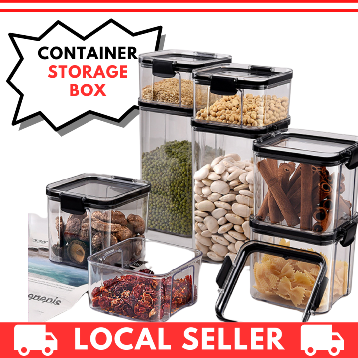 Food Storage Container Plastic Kitchen Refrigerator Noodle Box ...