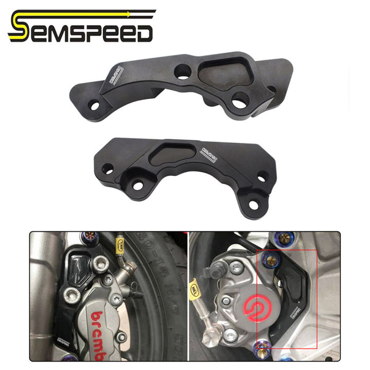 SEMSPEED Motorcycle Front / Rear Sensor Brake Caliper Cover Guard Protector For Honda ADV 160 ...
