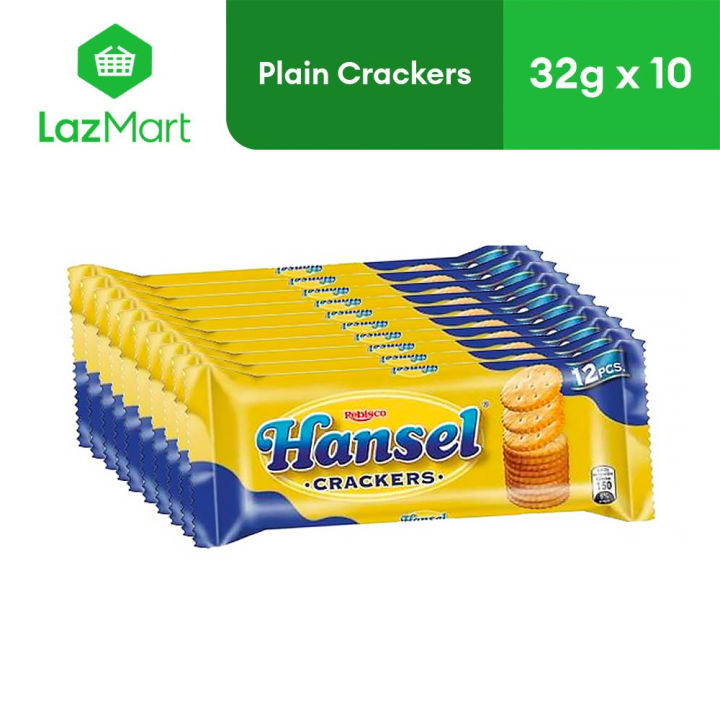 Hansel Crackers Plain 32g x 10 | Lazada PH