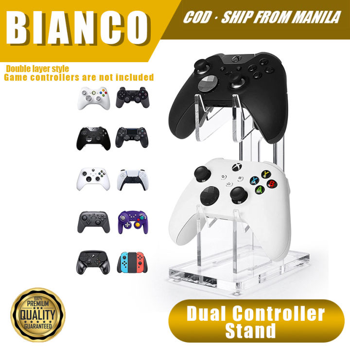 Universal Acrylic Gamepad Stand Dual Controller Display Stand Rack Universal For Ps5 Ps4 Xbox