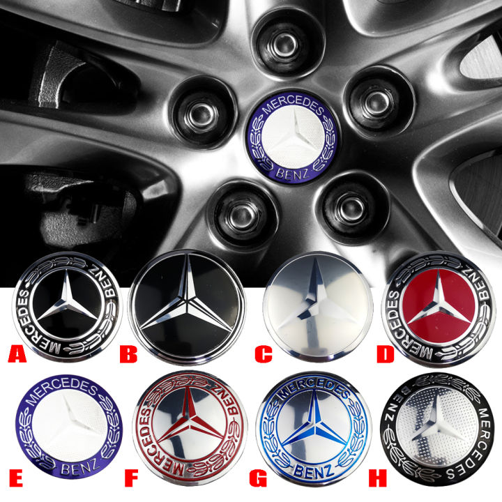 4Pieces Car Modified Wheel Rim Center Cap Sticker Auto Tire Hub Cover ...