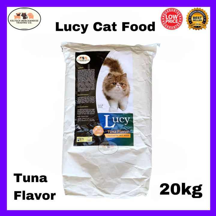 Lucy Cat Food for Adult / All Ages Tuna Flavor - Cat Dry Food 20kg ...