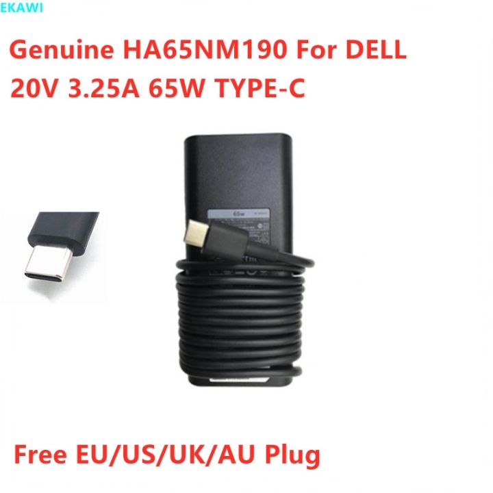 Genuine HA65NM190 20V 3.25A 65W TYPE-C DA65NM190 LA65NM190 AC Adapter ...