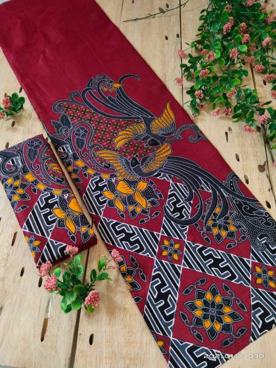 Kain Batik Katun Halus Meteran Motif Modern Seragam Baju Formal ...