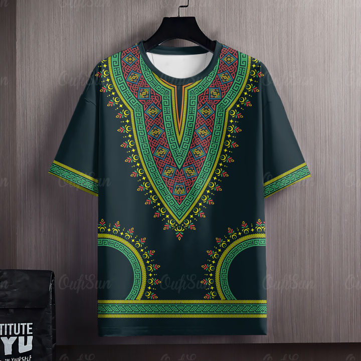 asean attire for men Retro T-shirt barong tagalog for men modern Indian ...