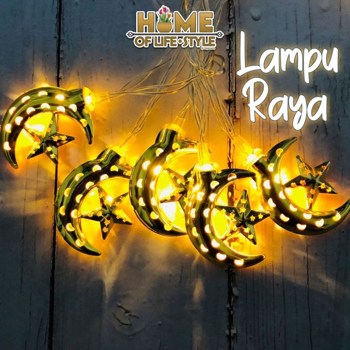 HOLS 2023 Lampu Raya LED Muslim Eid Lampu Ramadan Light Decor Lamp ...