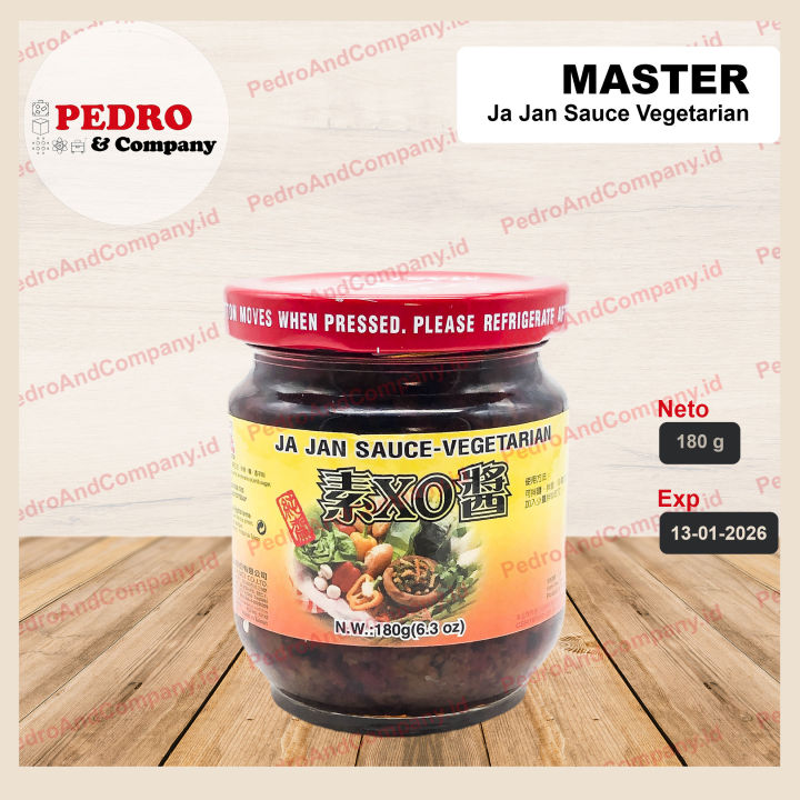 Master ja jan sauce vegetarian XO saus 180 gram | Lazada Indonesia