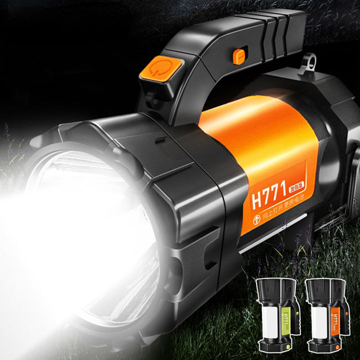 Super bright flashlight 1000000 lumens torchlight powerful Searchlight ...