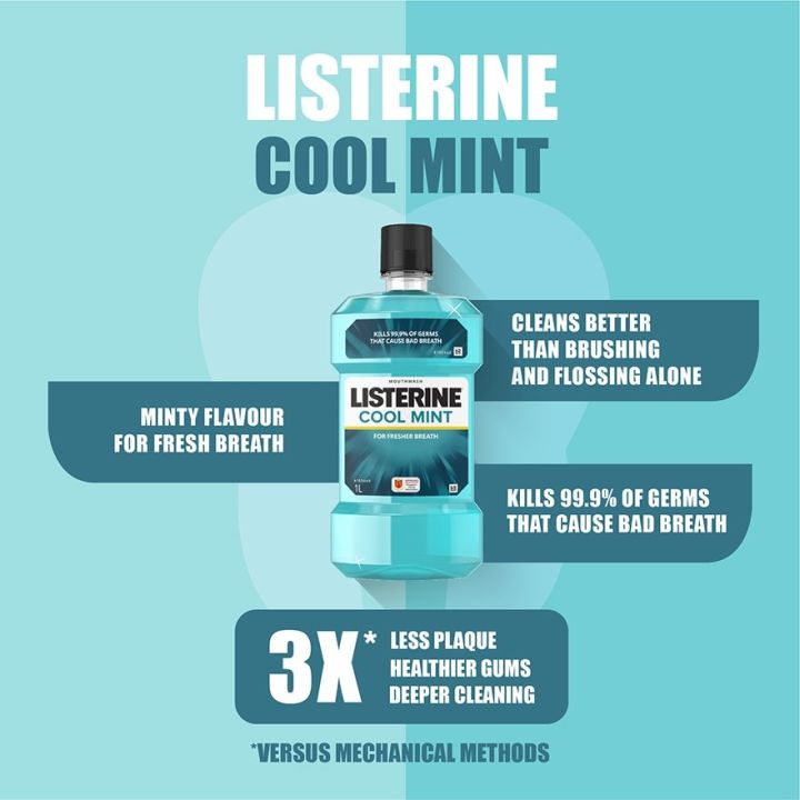 Listerine Cool Mint 250ml | Lazada Singapore
