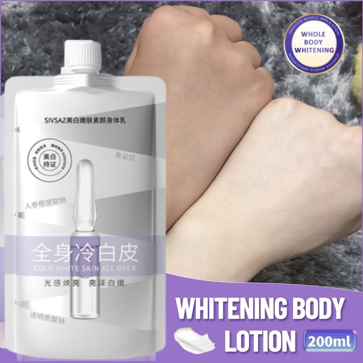 GL.SIVSAZ instant whitening lotion Whiten Full Body 200ml effective ...