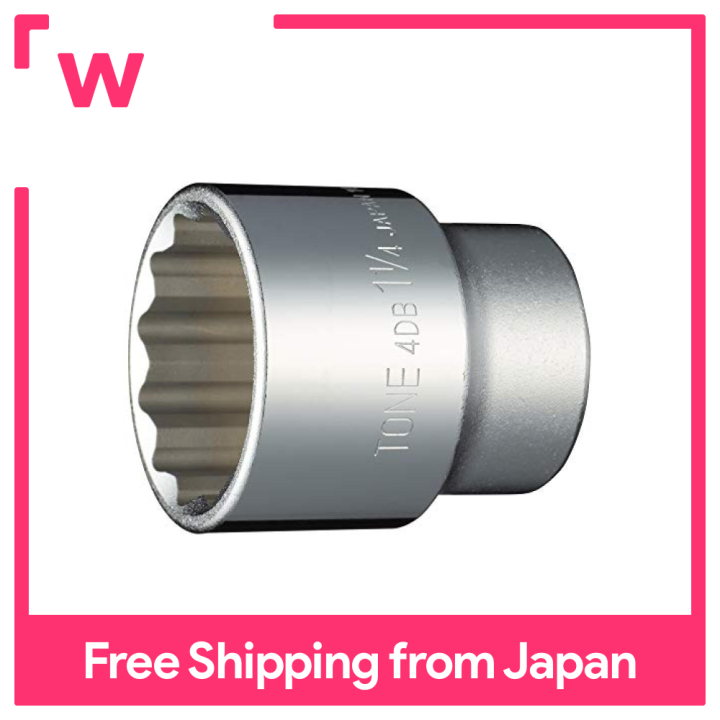 TONE Socket (Bihexagonal) 4DB-40 Drive 12.7mm (1/2) Width across flats 1.1 / 4inch inch | Lazada PH