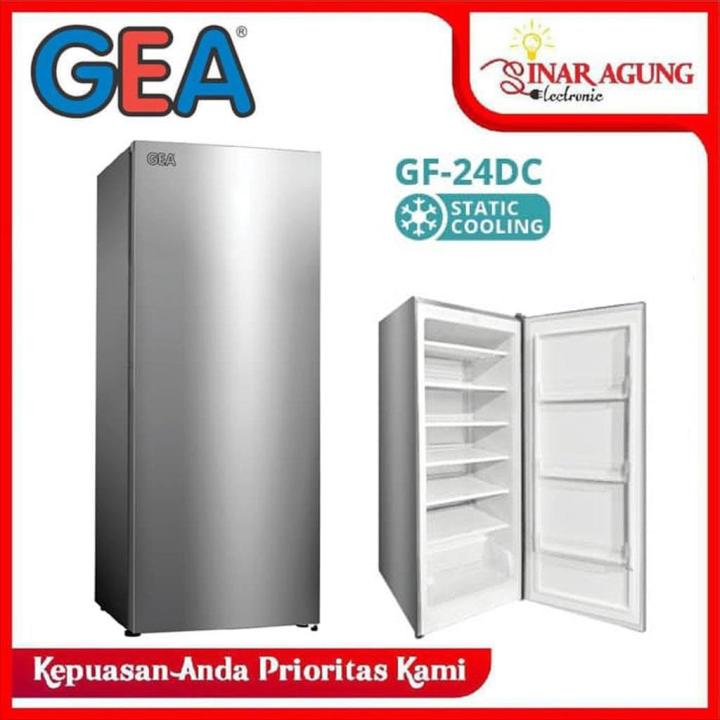 [KHUSUS PENGIRIMAN JABODEBEK*] GEA UP RIGHT FREEZER 189 LITER GF-24DC ...