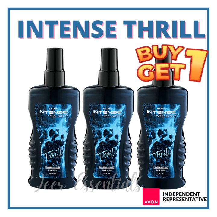 AVON Intense thrill Fragrance Mist for men 100 ml | Lazada PH