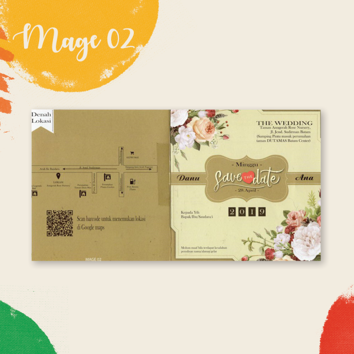 Blangko Undangan Nikah 100 Pcs Mage 02 Bisa Custom Request Jumlah atau ...