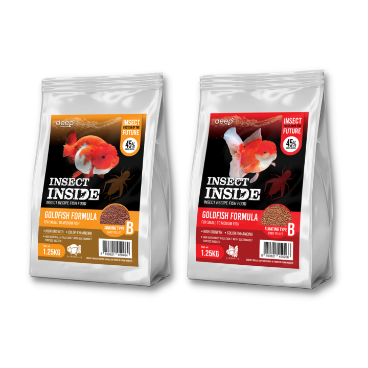 Deep Insect Inside อาหารปลาทองทุกสายพันธุ์ สูตรเร่งโต&เร่งสี หอมมาก ทาน ...