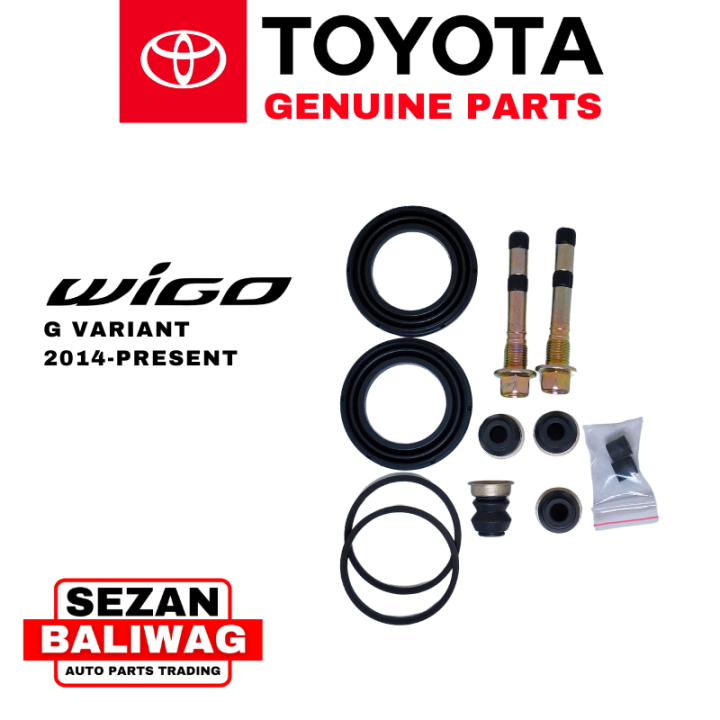 ORIGINAL TOYOTA FRONT BRAKE CYLINDER CALIPER KIT TOYOTA WIGO G ...