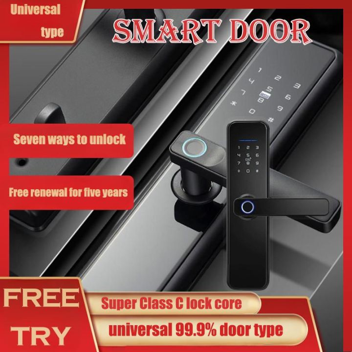 Smart lock fingerprint password lock biometric code digital control ...