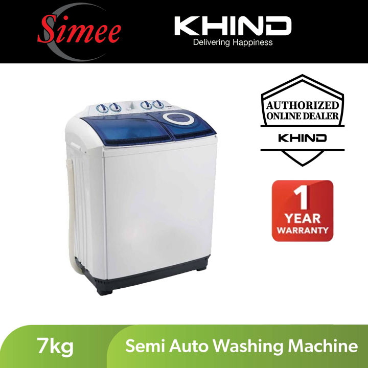 Khind 7kg Semi Auto Washing Machine WM717 | Lazada