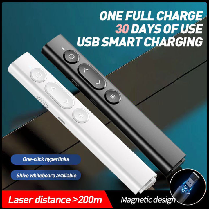Pointer Wireless Presenter Remote Clicker Presentation Usb Control