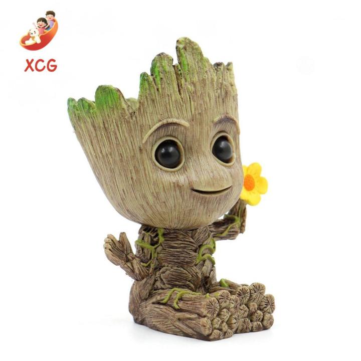 XUECHUANGYING สำหรับของขวัญ ของเล่นรูป Avengers Mini Groot ของเล่นรูป ...