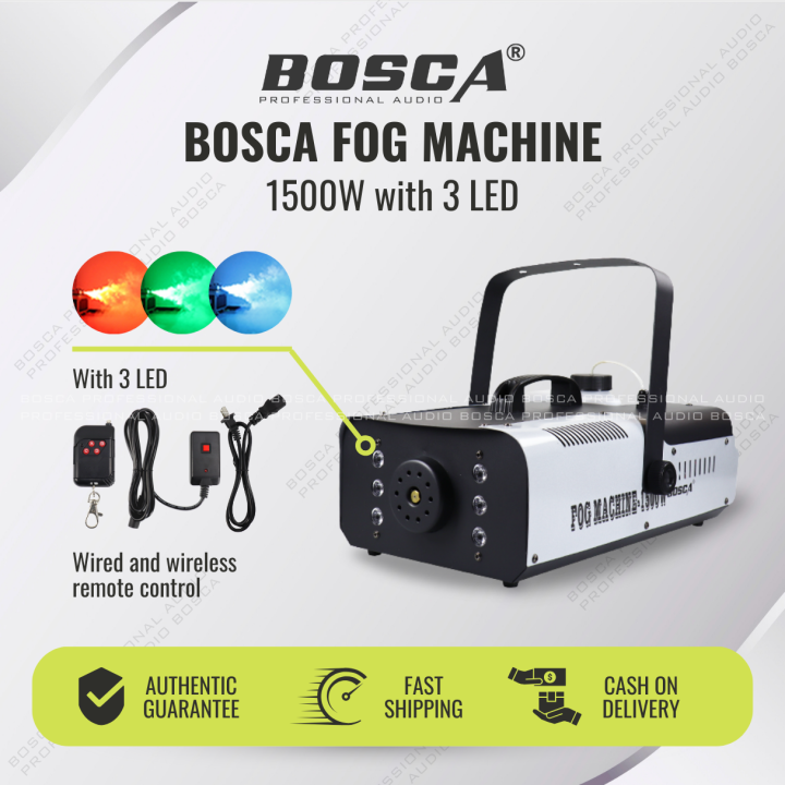 BOSCA Fog Machine 1500W 900W 600W with LED Optional Smoke Machine Stage ...