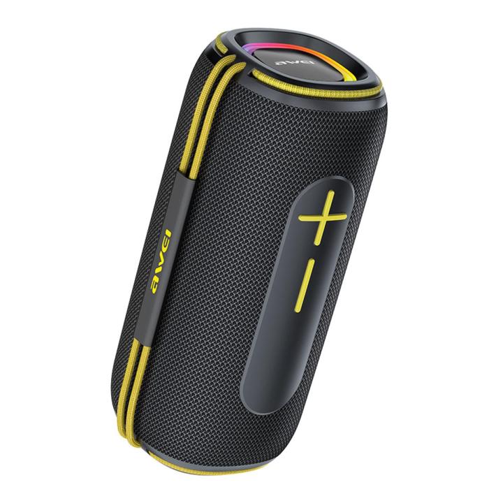 awei KA5 Portable Outdoor Colorful RGB Light Bluetooth Speaker(Black ...