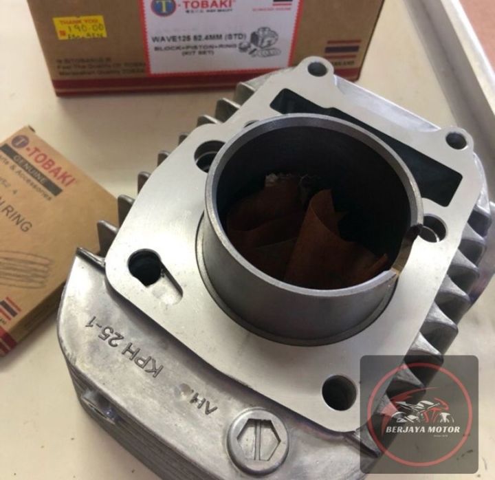 Block set Honda wave125 std kualiti Original | Lazada