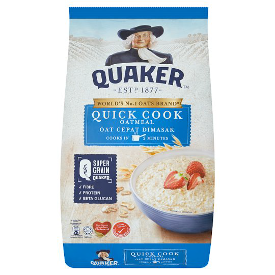 Quaker Quick Cook Oatmeal 1.35kg | Lazada