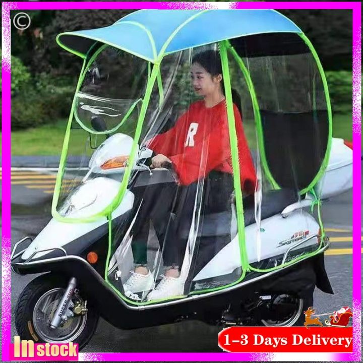 [ COD& in stock ]【COD】The electric motorcycle canopy is fully enclosed ...