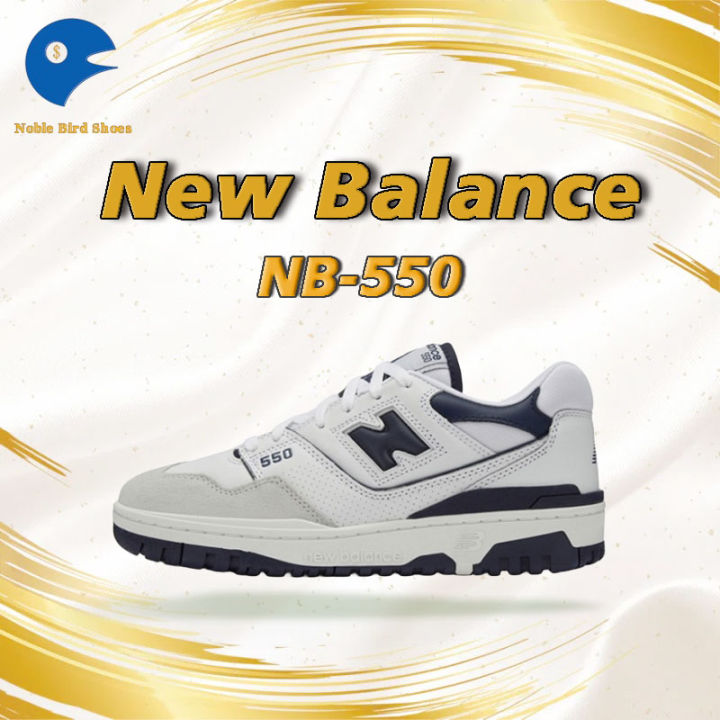 New Balance Series NB550 รองเท้ากีฬา รองเท้าบาสเก็ตบอลลําลอง ข้อสั้น หนังวัว แบบหนา ทนต่อการ ...
