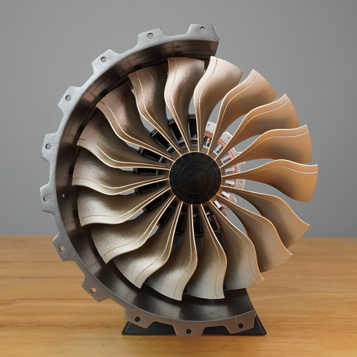 Engineman aircraft engine model mini aviation turbofan engine assembled ...
