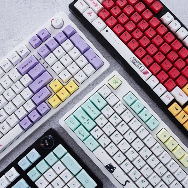 Russian Layout Keycap XDA Profile PBT Keycaps Dye Sublimation For Ikbc ...