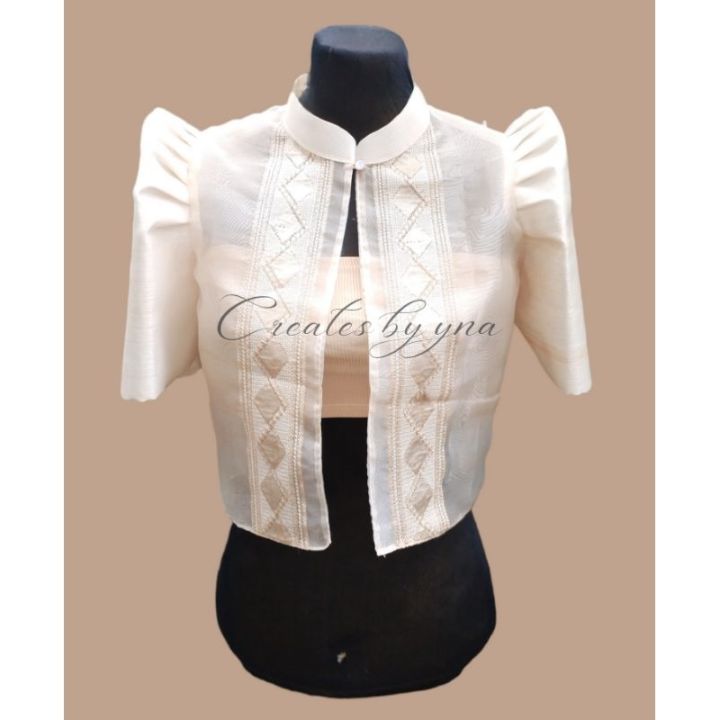 Modern Filipiniana Bolero Etnic Computerized Embroidery | Lazada PH