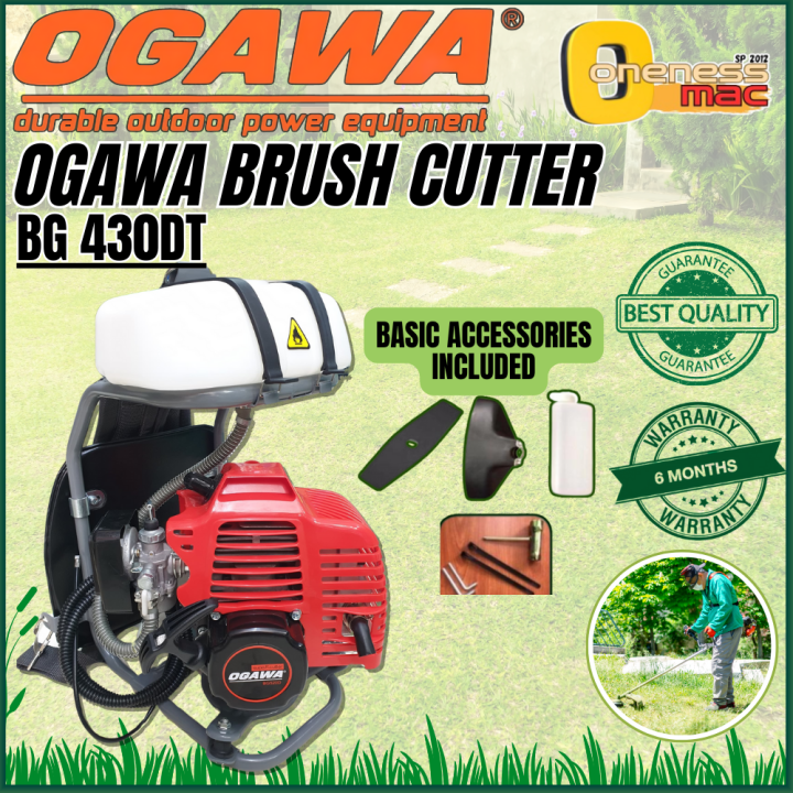 ''OGAWA'' BRUSH CUTTER BG430DT 43CC MACHINE POTONG RUMPUT PEMASANGAN ...