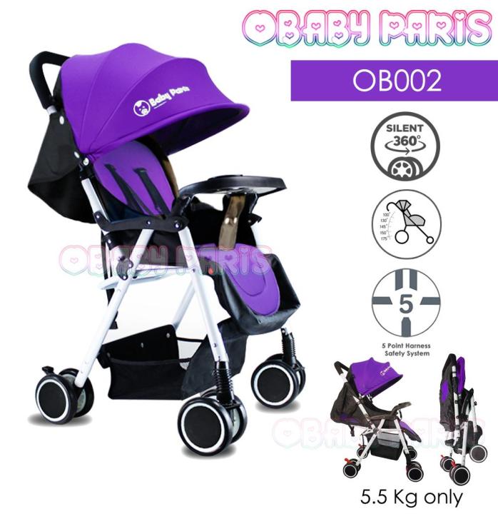 OBaby Paris OB002 Premium Light Weight Foldable Stroller (1 Year ...