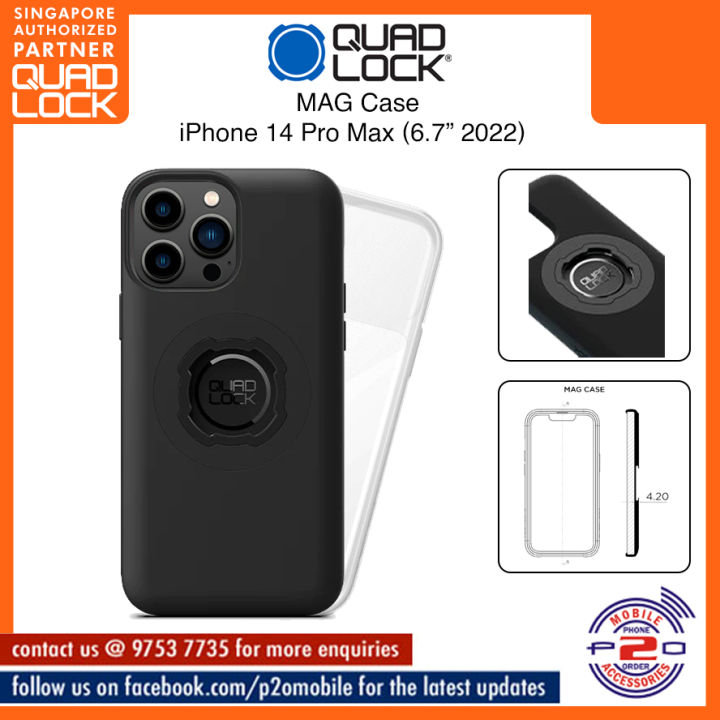 Quad Lock MAG case / Quad Lock MAG Poncho for iPhone 14 Pro Max ...