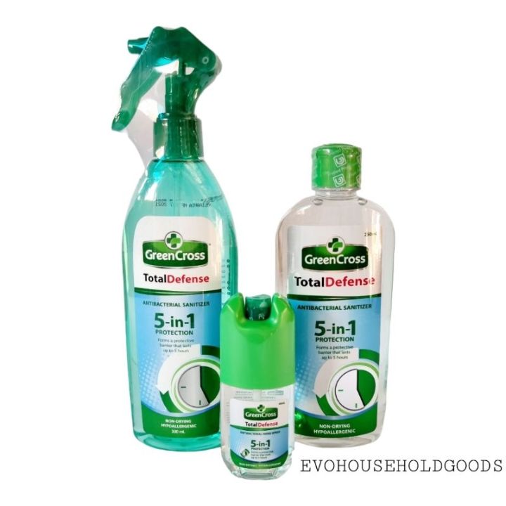 Green Cross Total Defense Antibacterial Hand Spray 5-in-1 Protection ...