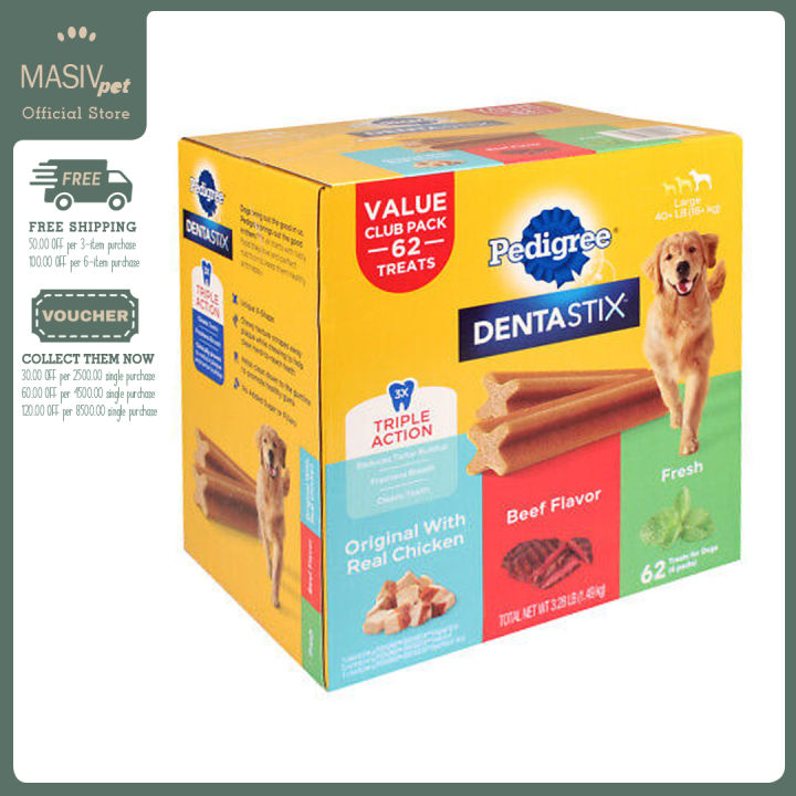 Pedigree Dentastix Dog Chew Treats Box | Dental Chews | Lazada PH